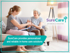 SureCare provides personalised and reliable in-home care solutions
