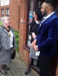 Mayor of Sandwell celebrates opening of Nurse Plus branch