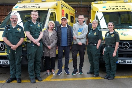 Man Reunited With Paramedics Who Helped Save His Life After Cardiac Arrest