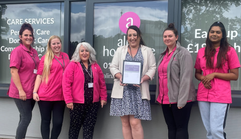 Alina Homecare Hereford delighted to be awarded CQC GOOD Rating
