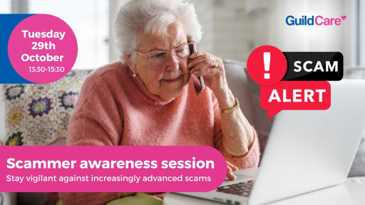 Scam awareness advice at Guild Care’s Creating Connections