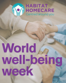 Celebrating World Well-Being Week at Habitat Homecare!